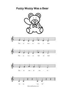 Fuzzy Wuzzy Was a Bear